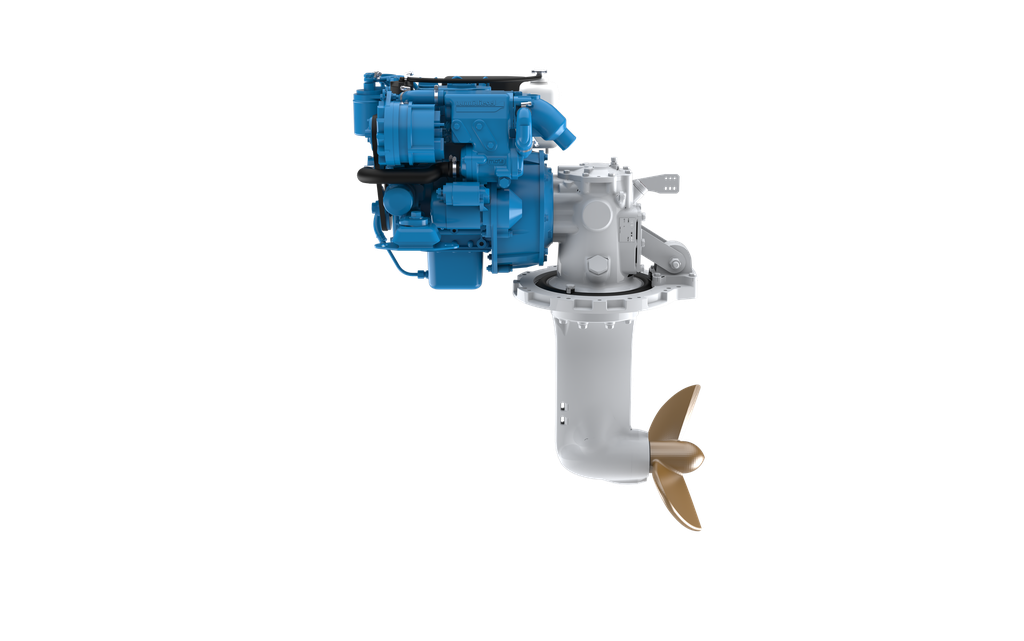 Kubota Nanni N2.14 (14 hp) marine diesel engine with saildrive | Tapimer Oy